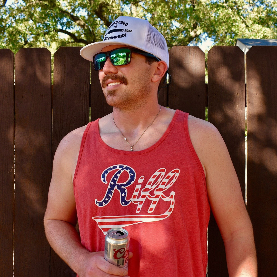 RIFF Stars and Stripes Tank Top – Whiskey Riff Shop
