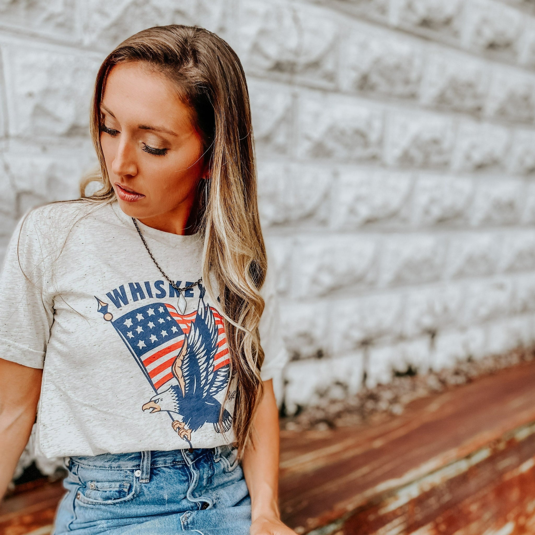 Whiskey Riff Bald Eagle T Shirt Whiskey Riff Shop