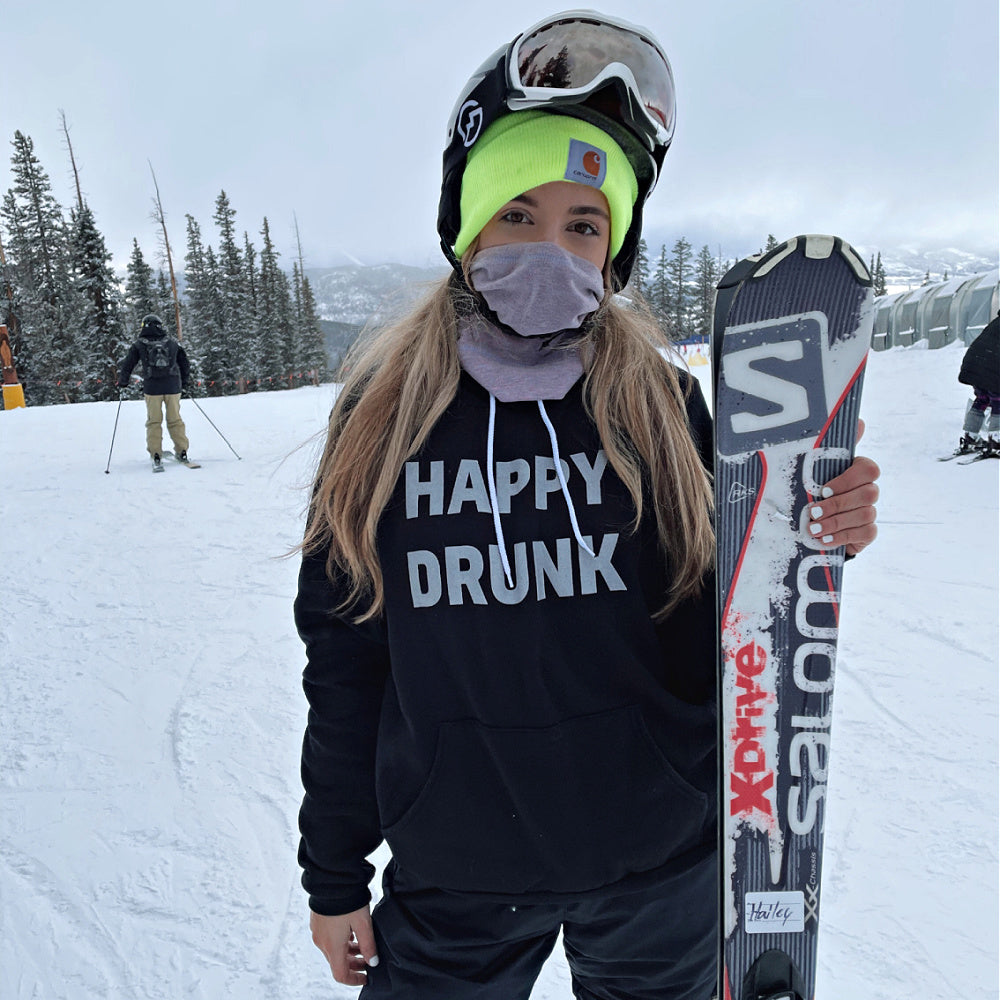 Happy Drunk Hoodie – Whiskey Riff Shop