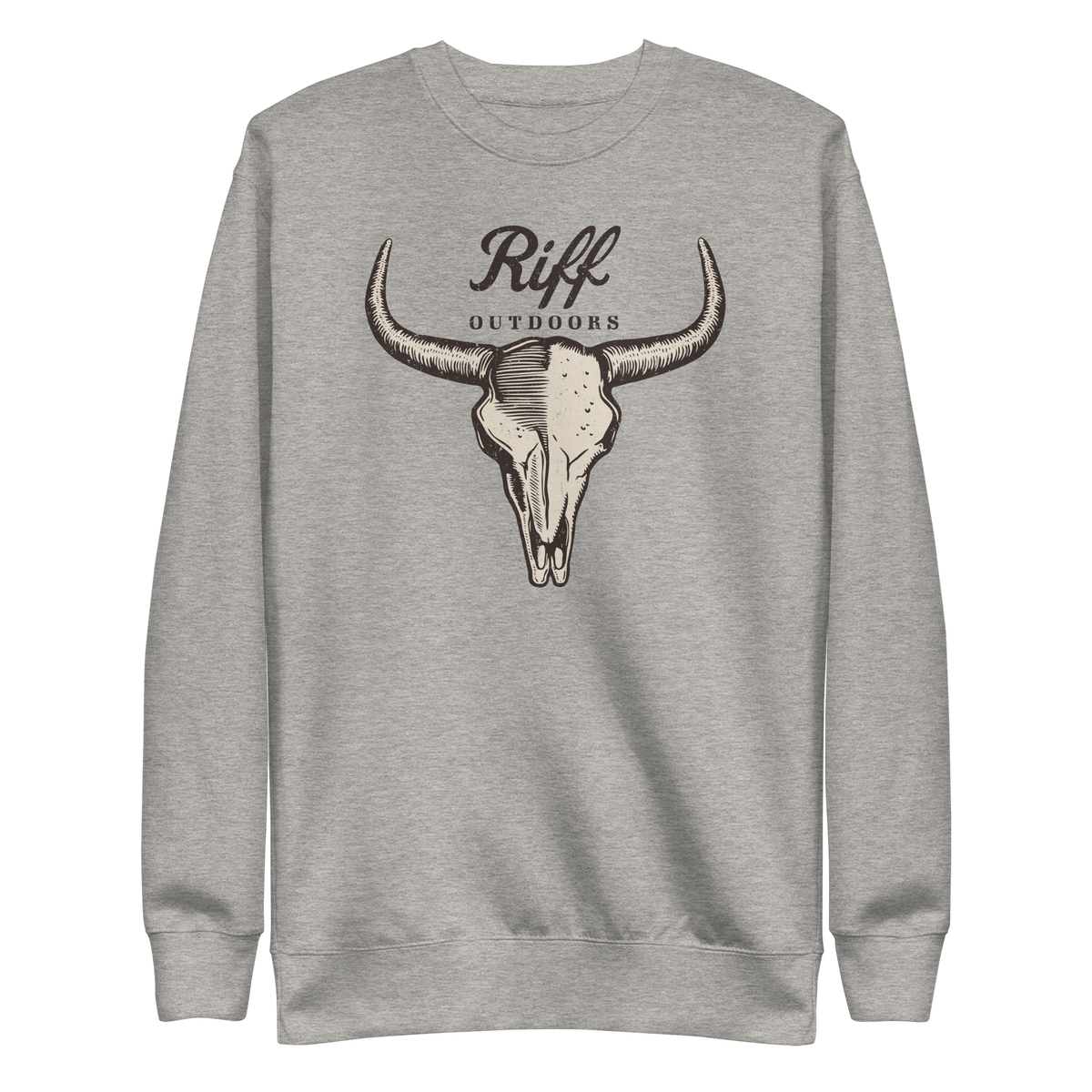 RIFF Outdoors Skull Crewneck Sweatshirt – Whiskey Riff Shop
